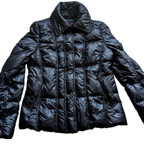 Escada | Jackets & Coats | Escada Sport Black Button Up Quilted ...